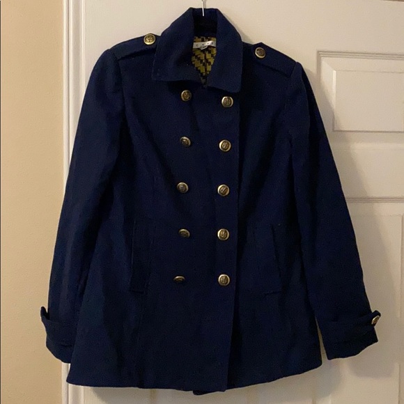 CAbi | Jackets & Coats | Cabi Navy Pea Coat | Poshmark